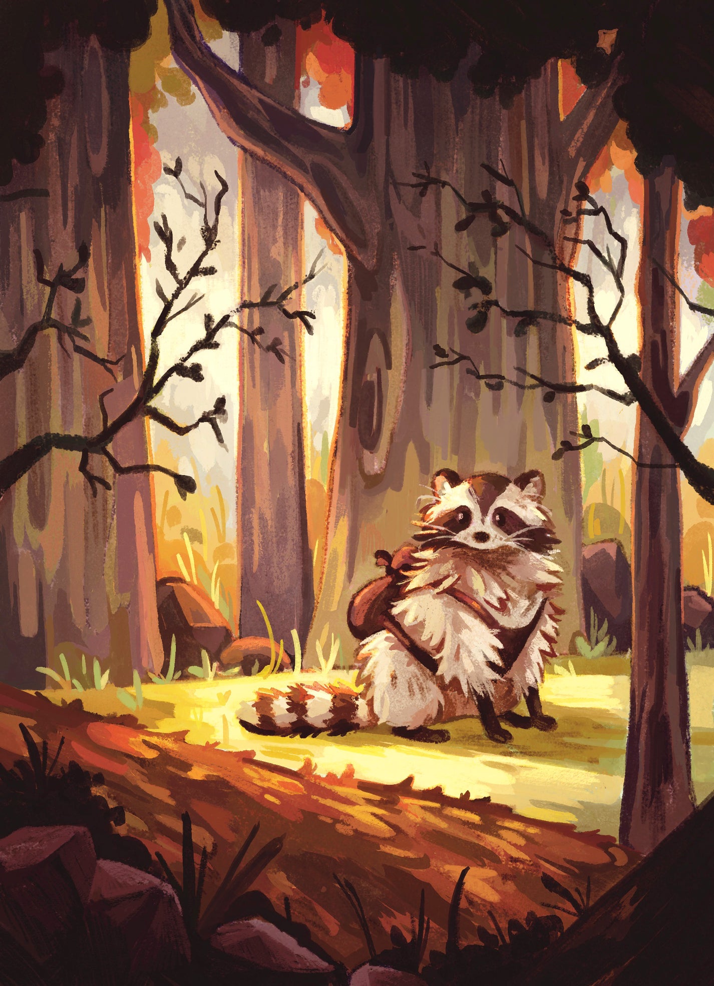 Raccoon Forest - Print – JelArts
