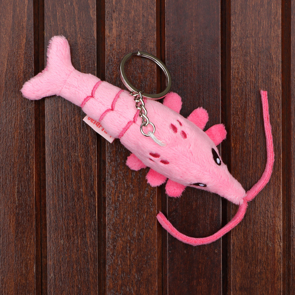 Shrimp Plush Keychain (Poseable!) – JelArts