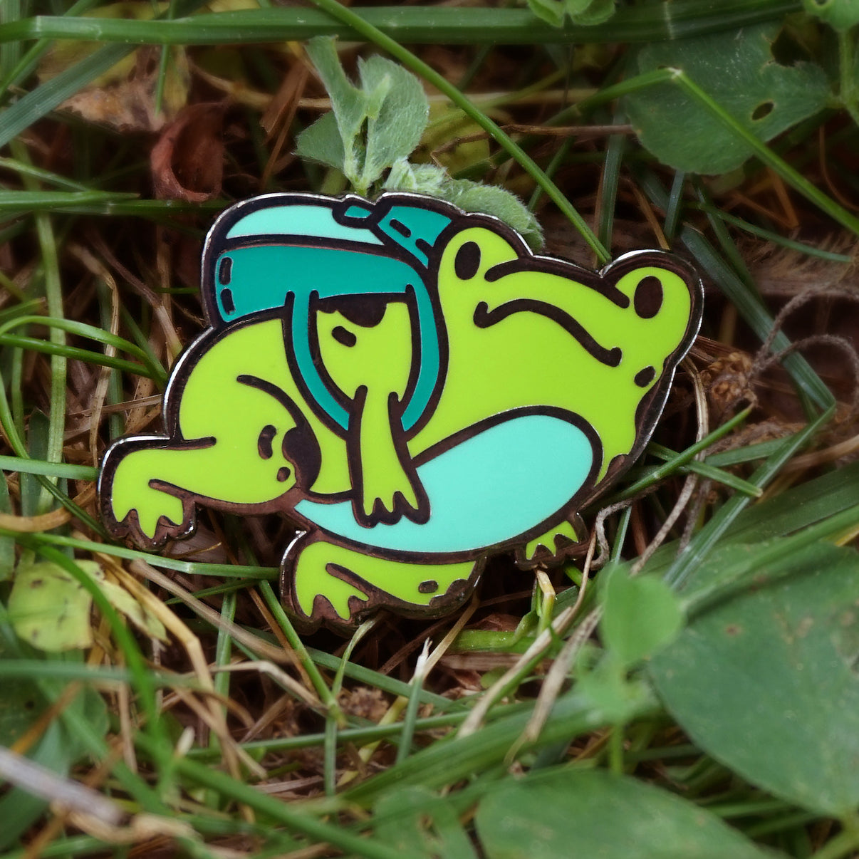 Backpack Frog - Enamel Pin – JelArts